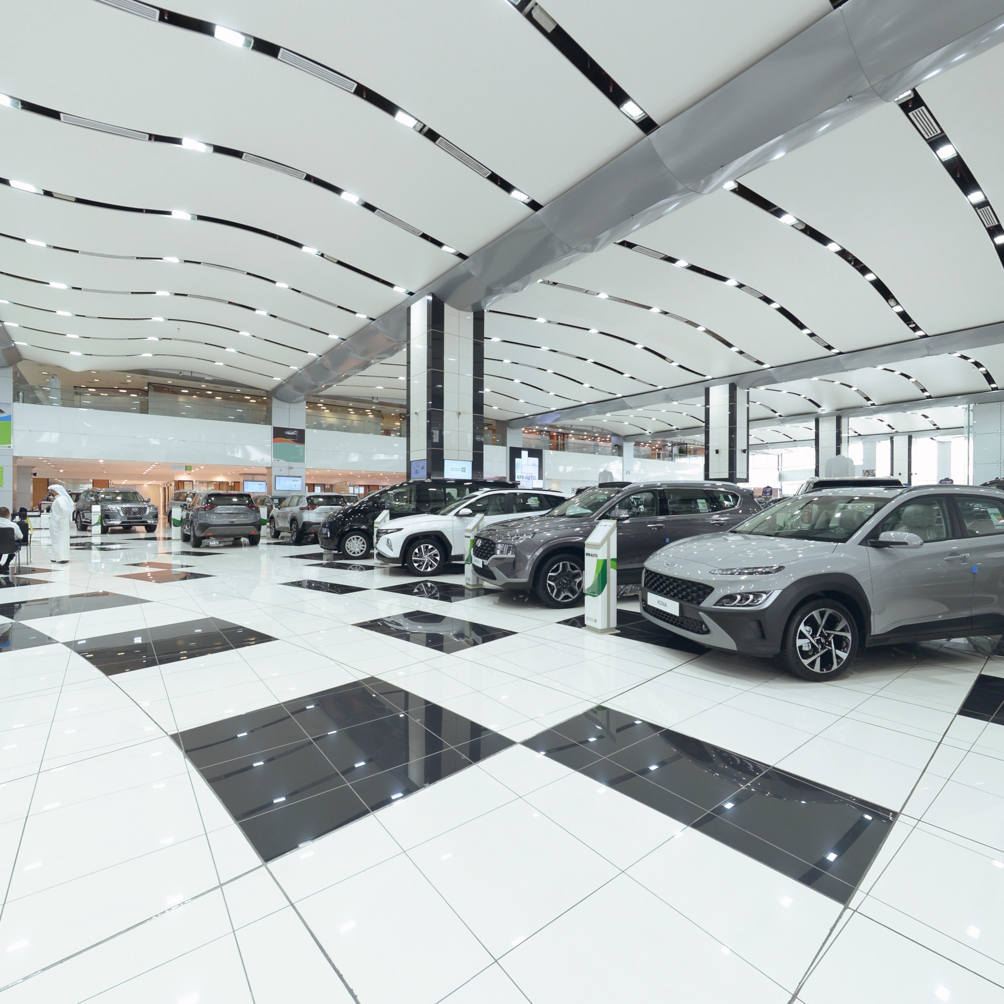 KFH Auto, Kuwait - Projet d'exception Barrisol